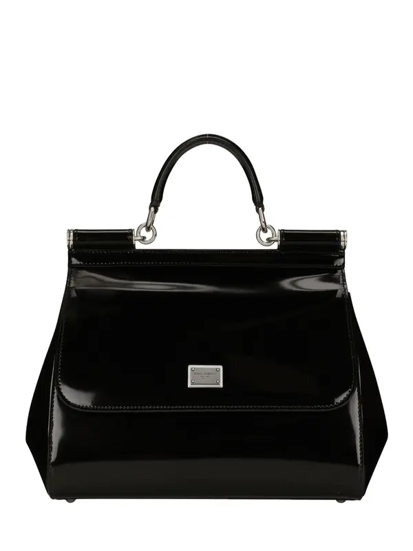 Dolce & Gabbana Medium Sicily Top-handle Bag - Black