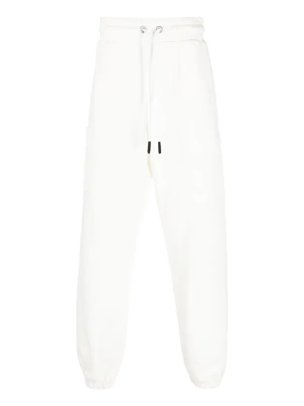 Palm Angels Logo-appliqué Track Pants - White
