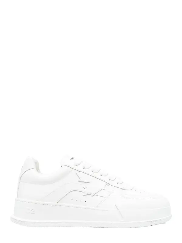 Dsquared2 Logo-print Lace-up Sneakers - White