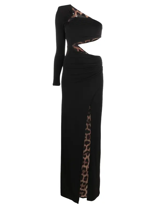 Philipp Plein Cut-out Maxi Dress - Black
