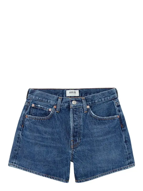 AGOLDE Parker Long Denim Shorts - Enamour