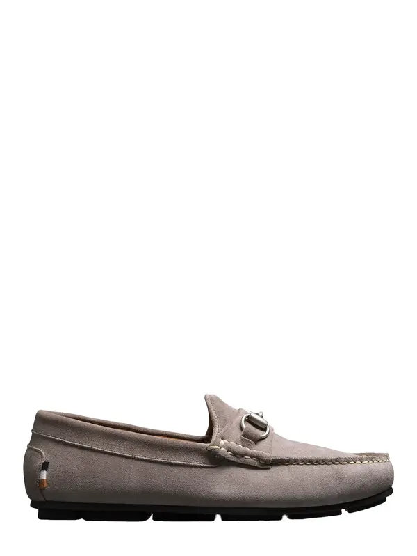 Allen Edmonds Sebastian Leather Drivers - Pewter