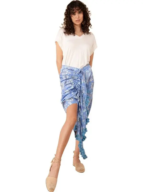 Hale Bob Venus Draped Skirt - Multicolor