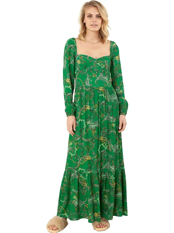 Hale Bob Vinita Maxi Dress - Green