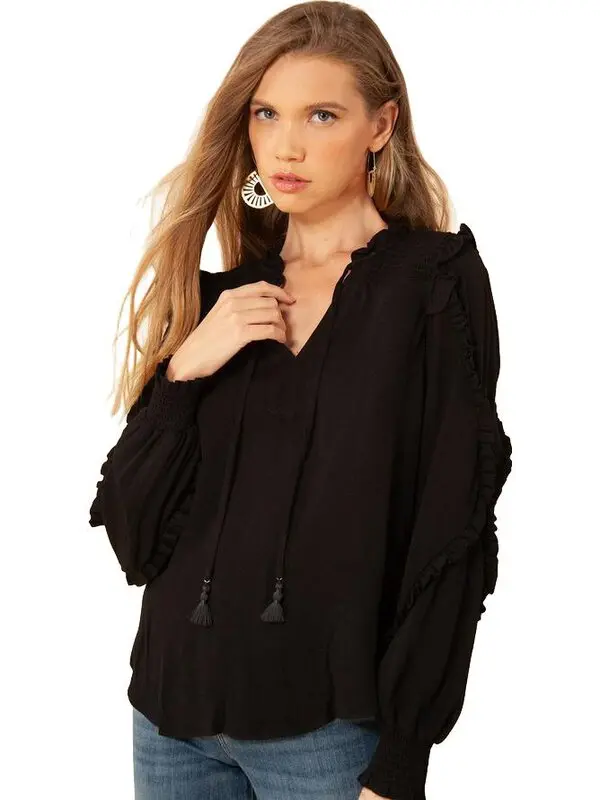 Hale Bob Savanna Top - Black