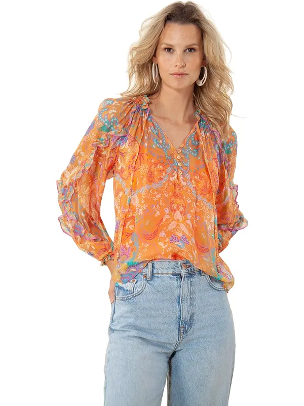 Hale Bob Vanessa Top - Orange