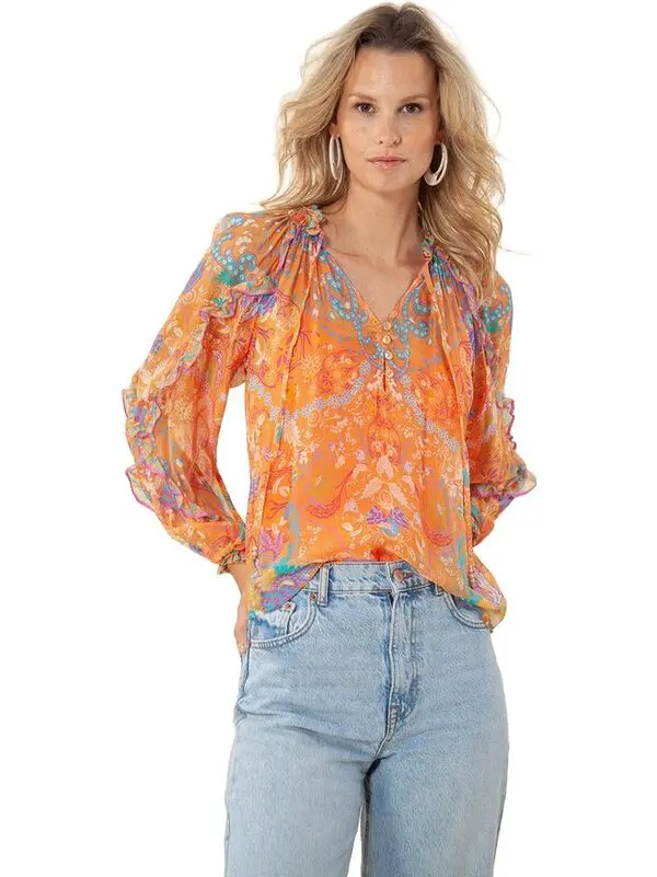 Hale Bob Vanessa Top - Orange