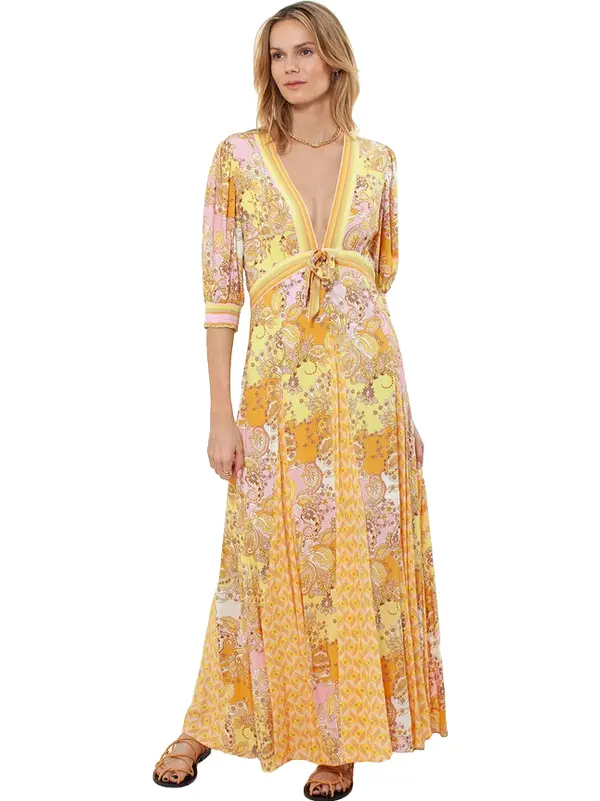 Hale Bob Fiona Printed Maxi Dress - Pink
