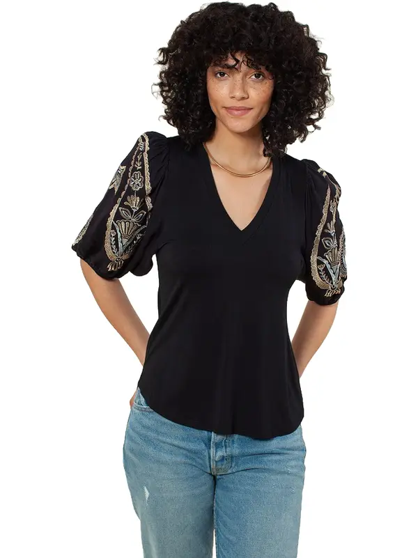 Hale Bob Abbey Top - Black
