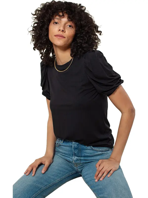 Hale Bob Questa Jersey Top - Black