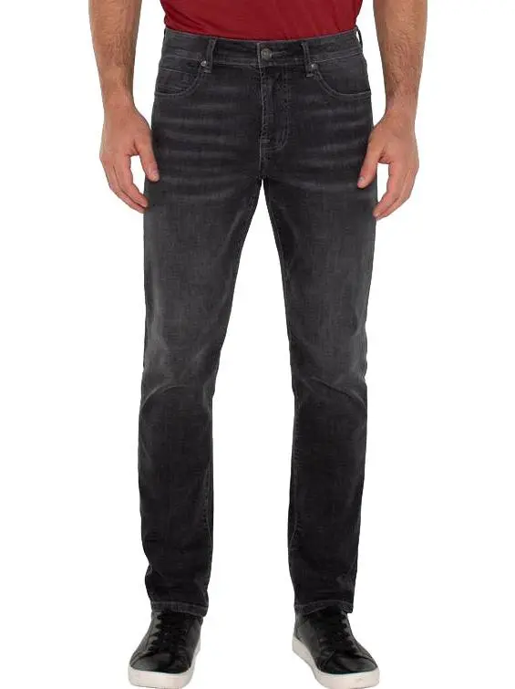LIVERPOOL Kingston Modern Straight Leg Jeans - Coal