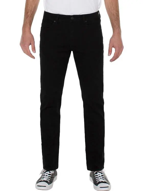 LIVERPOOL Kingston Modern Straight Leg Jeans - Jet Black