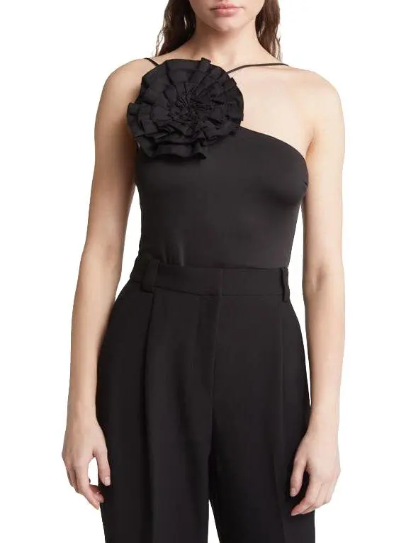 NIKKI LUND Allison Rosette Bodysuit - Black