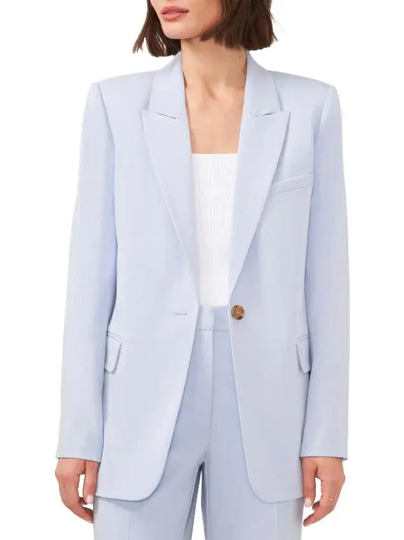 Halogen Single Button Relaxed Blazer - Kentucky Blue
