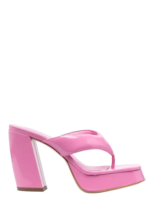 GIABORGHINI Glossy Sandals - Pink