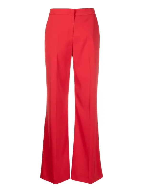 Pinko Flared Tailored Trousers - Red