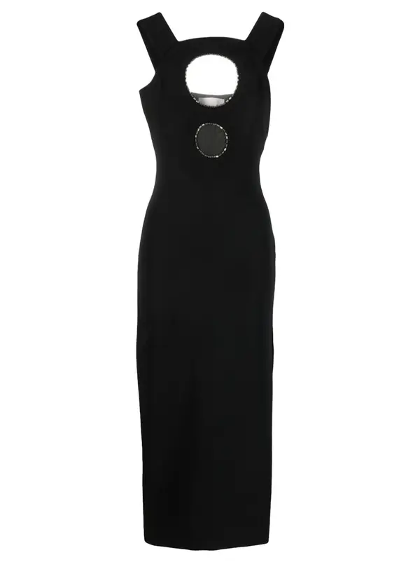 GENNY Cut-out Sheath Dress - Black
