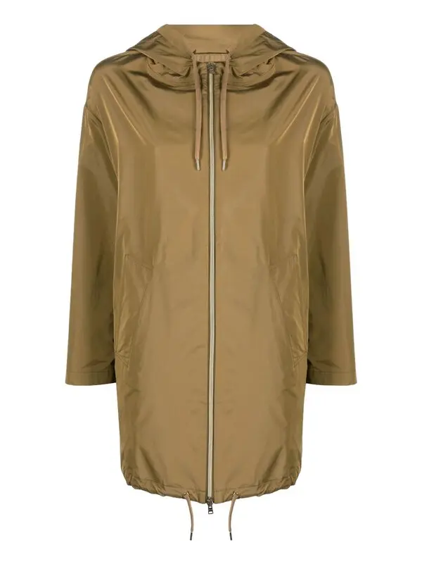 Herno Drawstring-design Raincoat - Brown