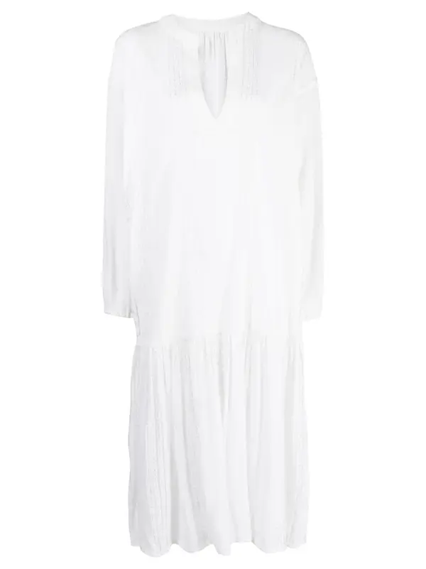 LEMLEM Abira Poet Shirt Dress - White