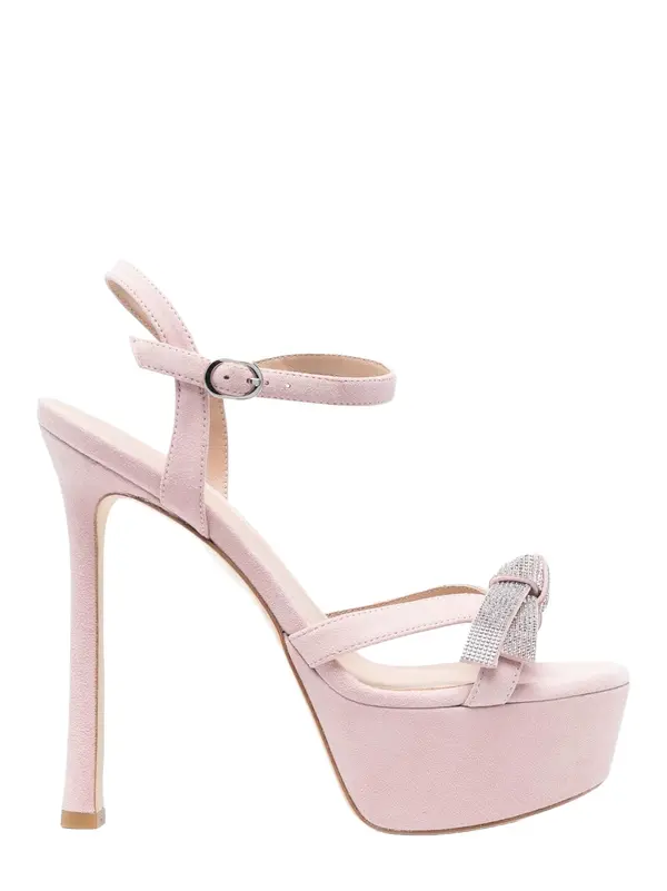 STUART WEITZMAN Mega Bow 160mm Sandals - Pink