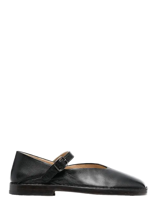 LEMAIRE Square-toe Loafers - Black