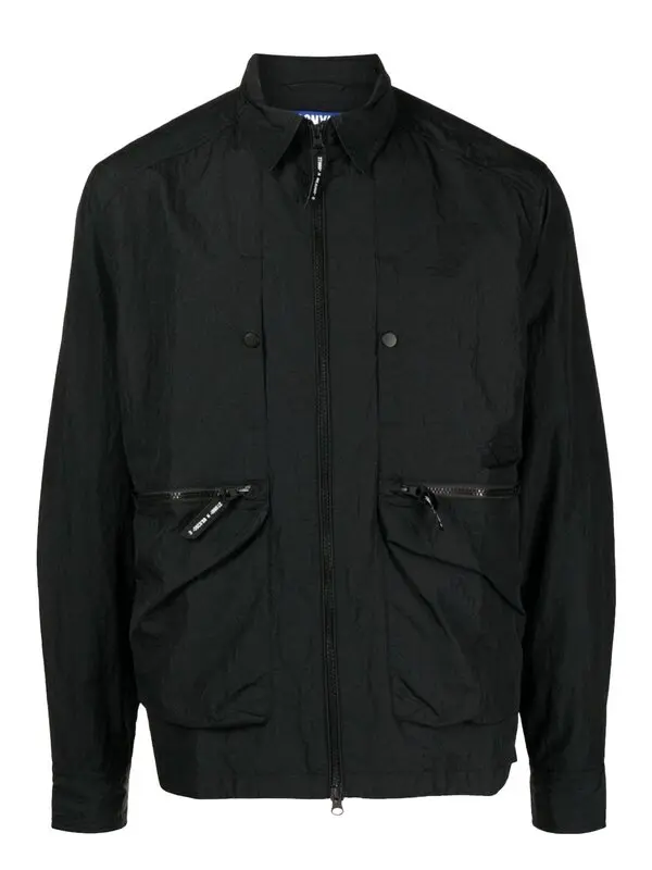SPOONYARD Lightweight Shirt Jacket - Black