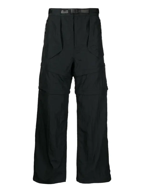 SPOONYARD Straight-leg Detachable Trousers - Black