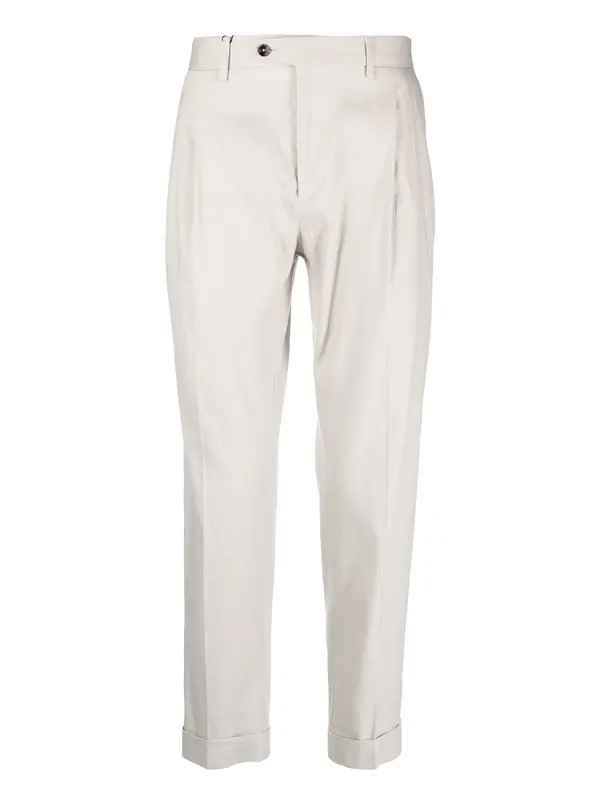 DELL'OGLIO Robert Tapered-leg Chinos - Neutrals