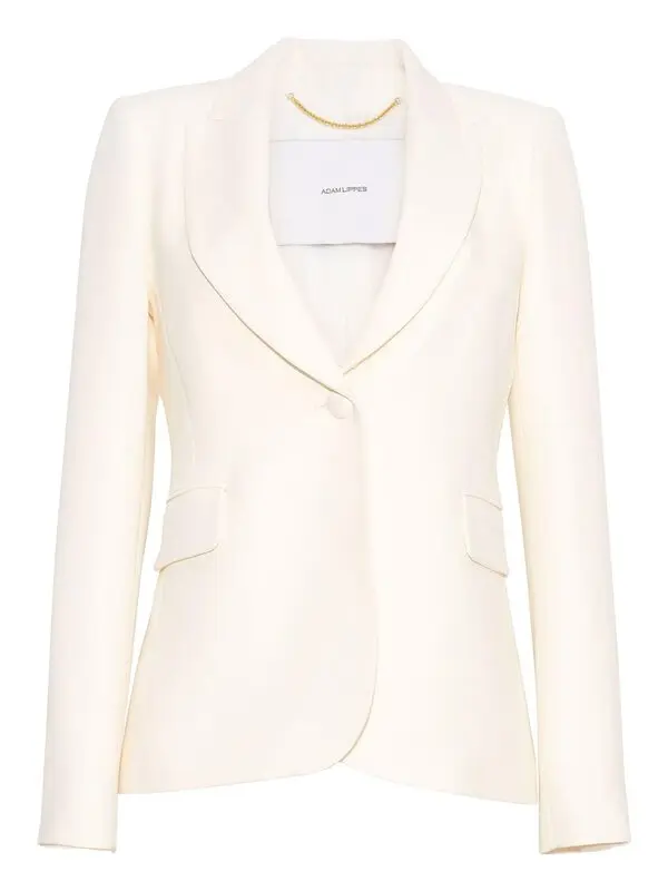 Adam Lippes Single-breasted Tuxedo Blazer - Neutrals