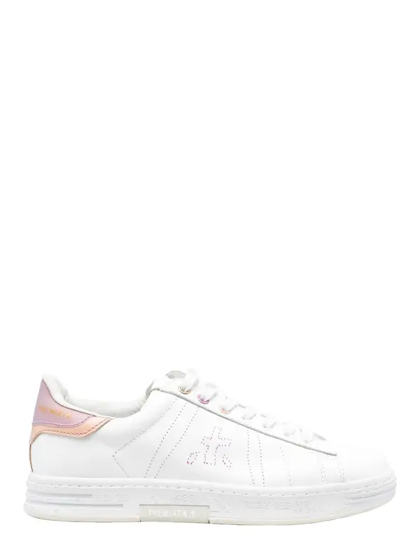 Premiata Panelled Low-top Sneakers - White