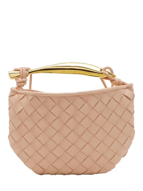 Bottega Veneta Sardine Top Handle Bag - Lotus-m-brass