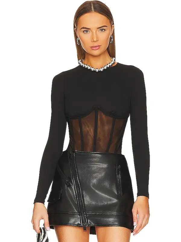 Cami Nyc Zoma Bodysuit - Black