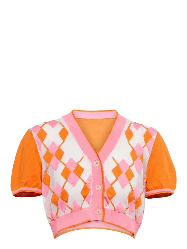 Jacquemus Le Cardigan Toledo Cropped Cardigan - Multicoloured
