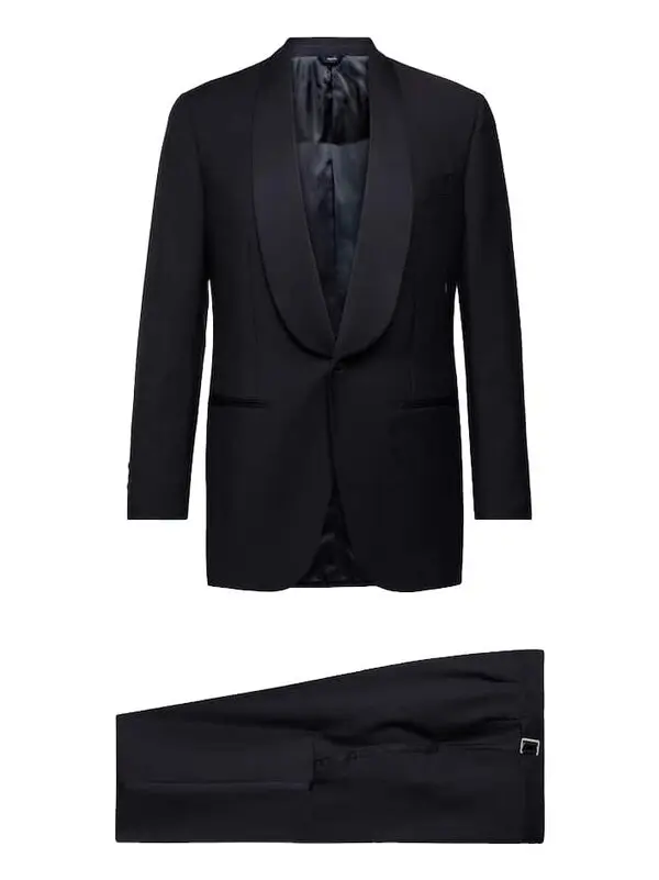 Thom Sweeney Wool And Mohair Tuxedo - Blue