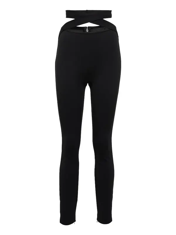 Dolce & Gabbana High-rise Skinny Trousers - Black