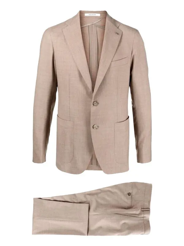 Tagliatore Single-breasted Suit - Neutrals
