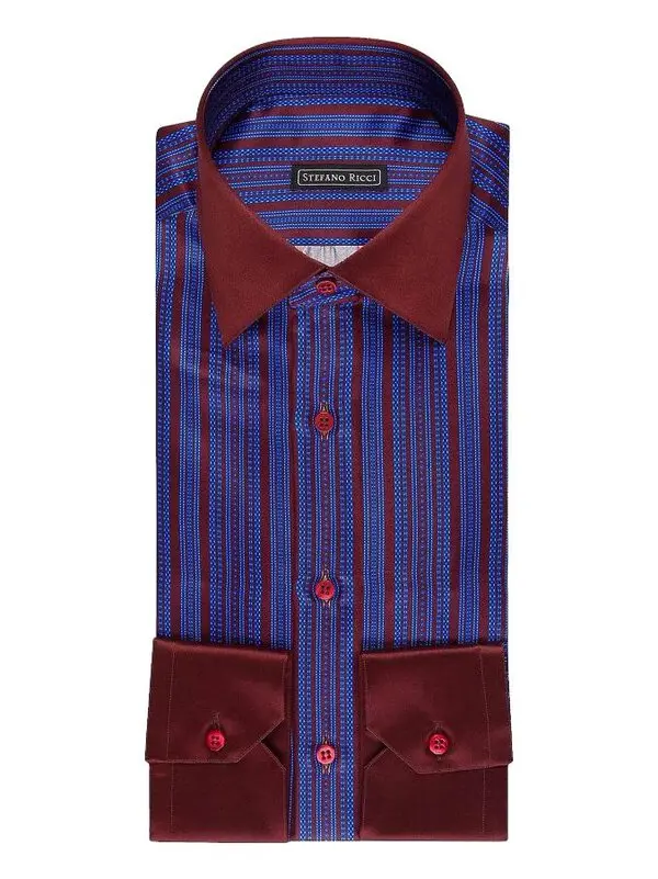 Stefano Ricci Handmade Silk Dress Shirt - Green
