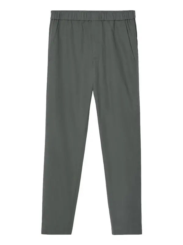 Cos Twill Tapered Pants - Green