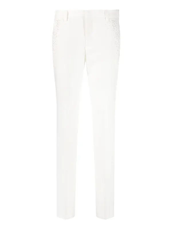 Zadig&Voltaire Prune Rhinestones-studded Trousers - White