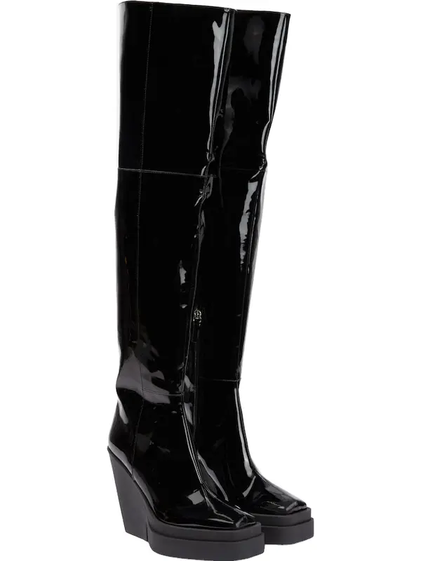 GIA BORGHINI Gia 31 Over-the-knee Boots - Black