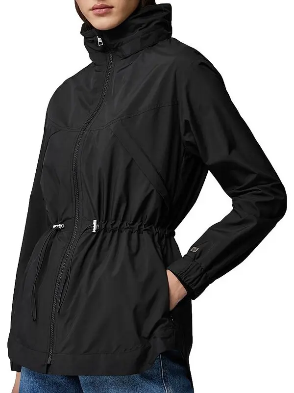 Soia & Kyo Raven Hooded Rain Jacket - Black