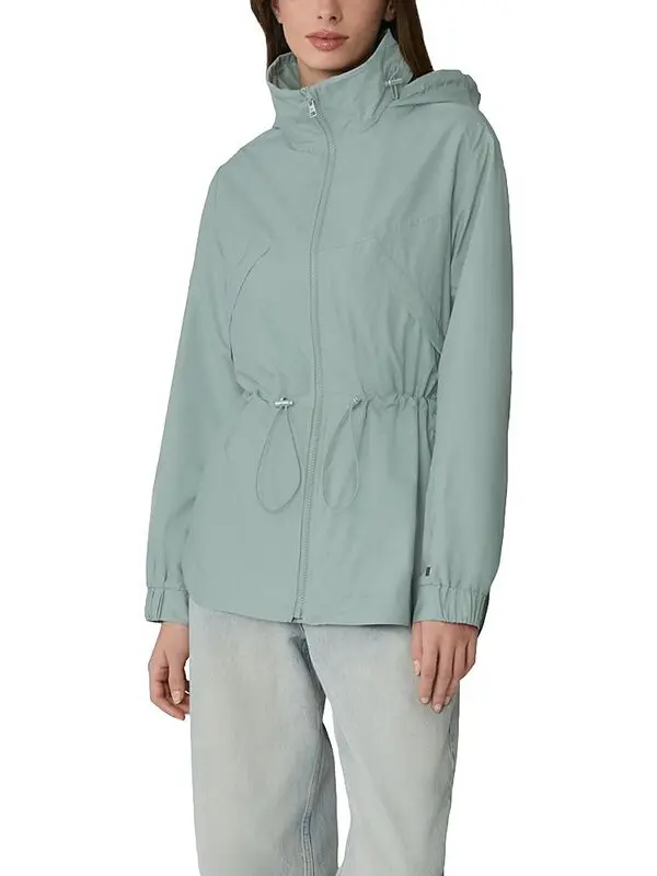 Soia & Kyo Raven Hooded Rain Jacket - Fern