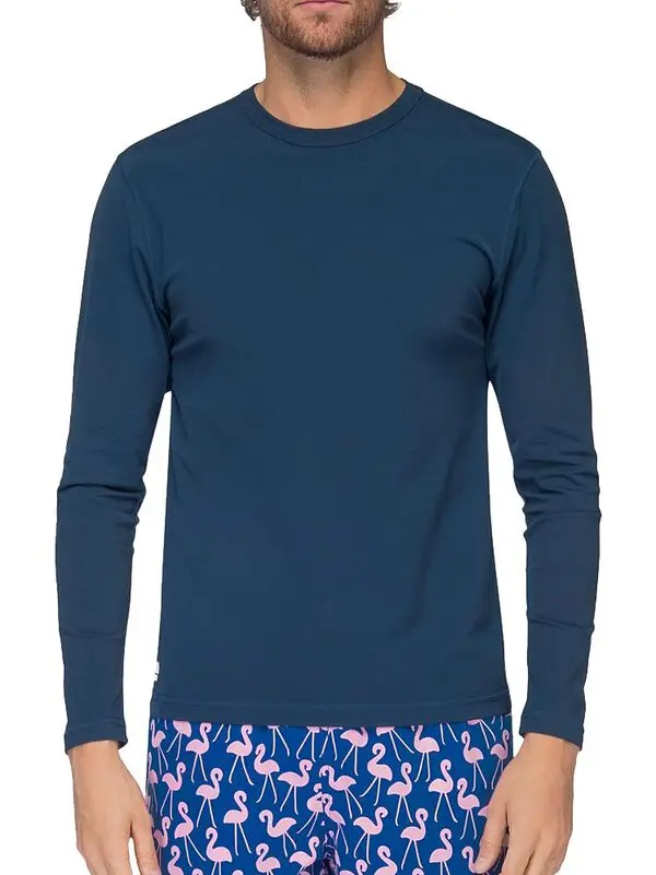 TOM & TEDDY Long-sleeve Rash Guard - Deep Blue