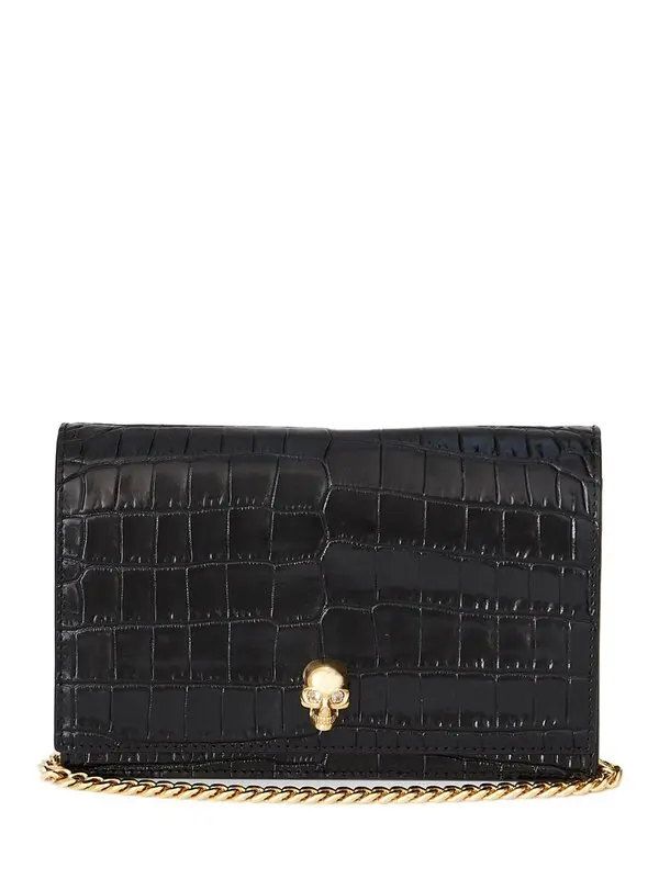 Alexander McQueen Small Skull Bag - Black