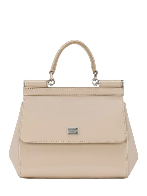 Dolce & Gabbana Small Sicily Top-handle Bag - Neutrals