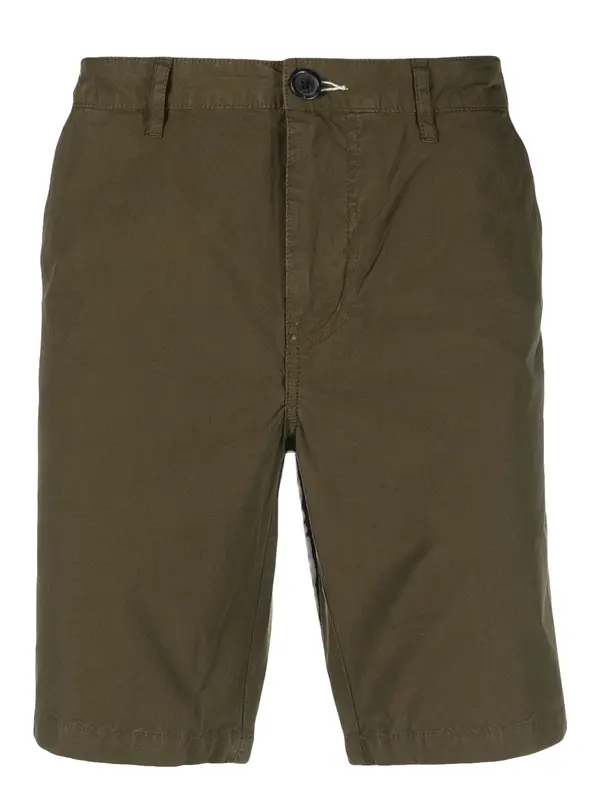 Paul Smith Organic-cotton Bermuda Shorts - Green