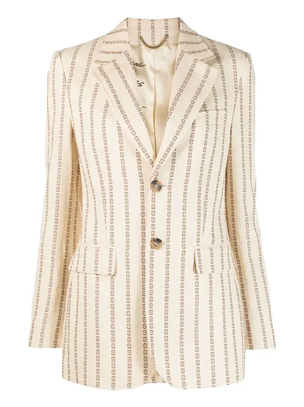 Golden Goose Journey Jacquard Blazer - Neutrals