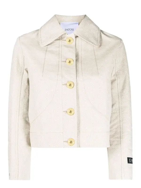 Patou Tailored Short Jacket - Neutrals