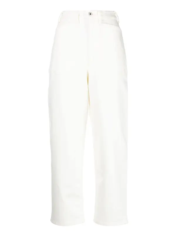Kenzo High-rise Straight-leg Jeans - White
