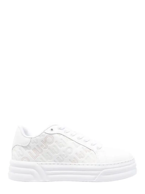 Liu Jo Logo-print Leather Sneakers - White